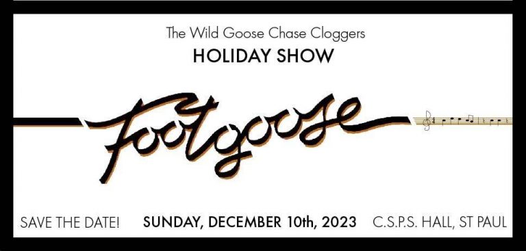 Holiday Show 2023 – Save the Date! – Wild Goose Chase Cloggers